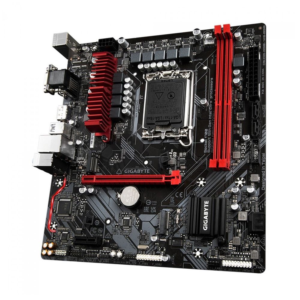 Placa Mae Micro ATX para Intel 12G LGA 1700 B660 Gaming DDR4 - Gigabyte ...